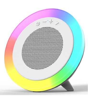 中国 ホワイトトライモードBluetoothスピーカー 66MM 5W出力 1200mAhバッテリー USB/TF/AUX再生とRGBライティング対応 販売のため