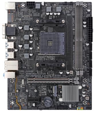 China ETEK AM4 Socket Micro-ATX Motherboard para CPUs AMD Ryzen Dual-channel DDR4 3600MHz PCIe 4.0*16 Slot à venda
