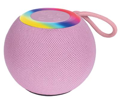 China Portable Bluetooth 5.3 Speaker 1200mAh with RGB Light & Handle for sale