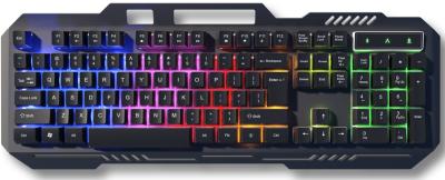 Cina Tastiera per videogiochi con cavo ETEK, supporto alla funzione FN, carattere Silk Screen, larghezza 453 mm, retroilluminazione RGB. in vendita