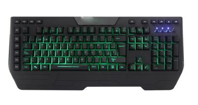 Cina Tastiera da gioco con connessione USB, Anti-ghosting a 19 tasti, Retroilluminazione RGB, Lunghezza cavo 1,5 m, Funzionalità opzionali disponibili in vendita