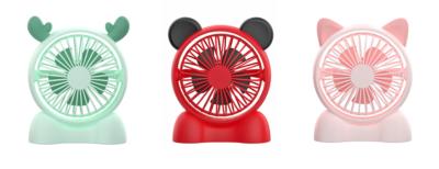 Cina Mini ventilatore portatile ricaricabile, batteria da 500mAh, autonomia 2,5 ore, ricarica 0,7-1 ora, DC 5V, materiale ABS+PP+PVC, regolazione angolazione in vendita