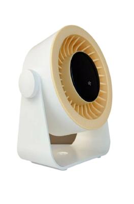 China 7.3W Rated Power USB Desk Fan with 5V/2A Input and Skin/Gray Color for Home and Office Use for sale