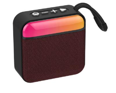 China Compact Multi-Color Portable Bluetooth Speaker with 52mm 5W Driver and Type-C Charging for sale