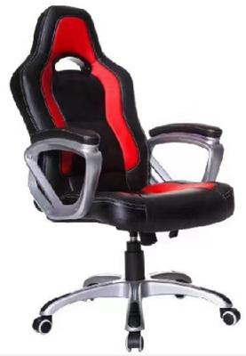 China Gaming Chair PU Casters 320mm Powder Coated Base 100mm Painted Gas Lift Tilt Mechanism Mesh-Padded Powder Coated Armrests for sale