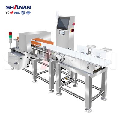 Industrial Food Combo Metal Detector And Checkweigher Machine For Sale Systems