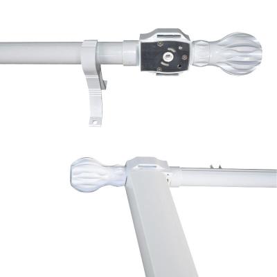 China Aluminum Alloy Roman Curtain Rod Motorized Wifi Control Automatic Curtain Track for sale