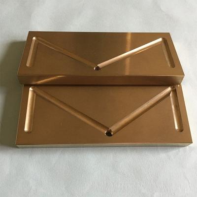 Κίνα Metric Oilless Wear Plate Graphite Plugged Bronze CNC Processing προς πώληση
