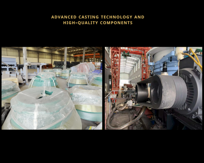 HP-300 Crusher installation and maintenance features