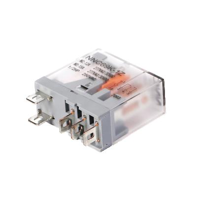 China Relé sellado de potencia intermedia en miniatura NNC NNC69K Cumplimiento ROHS con indicador LED y botón de prueba bloqueable en venta