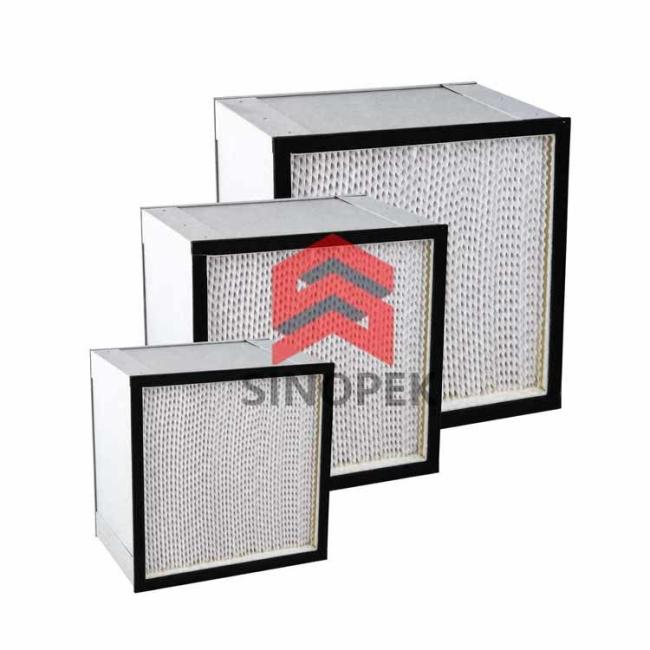 Galvanized frame high-efficiency filter