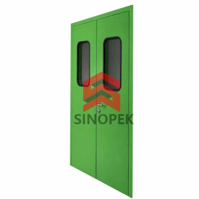 Steel airtight cleanroom door