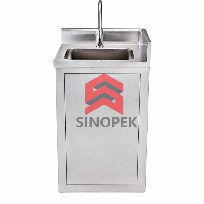 Right-Hand Single-Basin Sensor Hand-Washing Sink