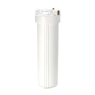China High Pressure 20"X4.5" White Big Flow Filter Housing 1 Inch 1.5 Inch Brass Port for sale