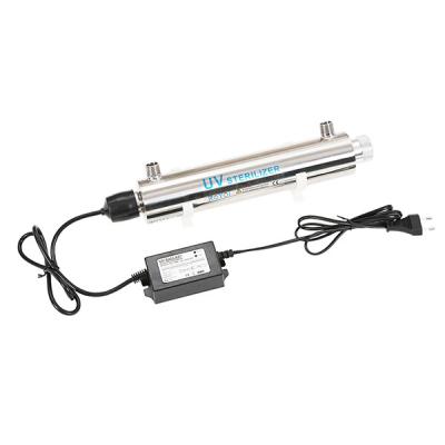 China 16W 2GPM UV Lamp Sterilizer Ultraviolet UV Disinfection For Water Treatment for sale