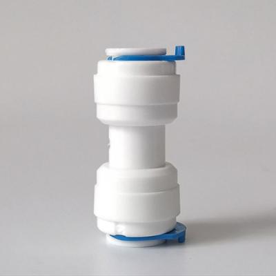 China 3/8 Inch RO System Fittings Quick Connector Straight Adapter Union Connectors for sale