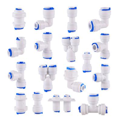 China Aquarium Water Filter Connection Fittings RO Hose Fitting Tee Coupling Adapter for sale