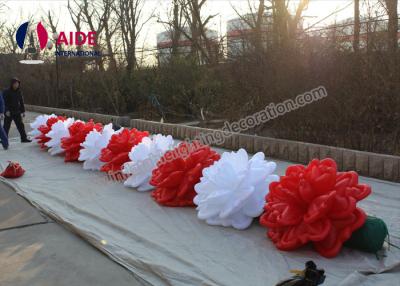 Cina lunghezza 10m che annuncia il tessuto di Oxford della decorazione di nozze del fiore di Inflatables in vendita
