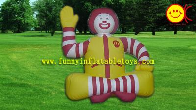 China A propaganda inflável da boa elasticidade personalizou a mascote inflável de Ronald McDonald à venda