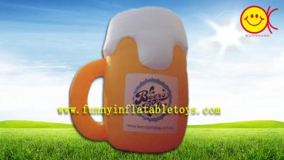 China A propaganda inflável do OEM costurou o PVC do copo da cerveja de Inflatabled ou o material de nylon à venda