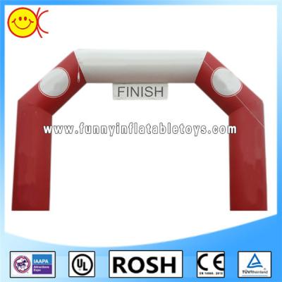 China Encerado inflável vermelho/branco do PVC do arco 0.6mm de Dia das Bruxas atado bem à venda