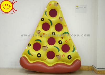 Cina La bella acqua gonfiabile desiderabile fa galleggiare i giocattoli gonfiabili dello stagno di colore scuro della pizza in vendita