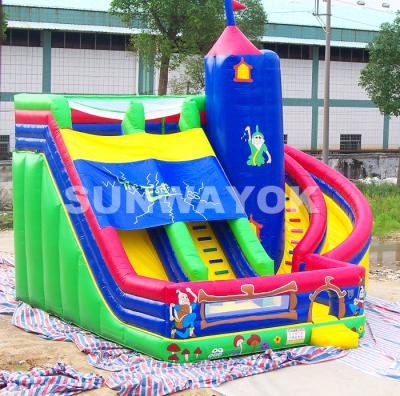 Cina Scivolo gonfiabile di Rocket, salto e inflatables commerciali colorati dello scorrevole in vendita