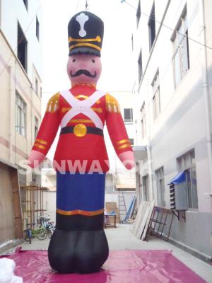 China Modelo inflável /Inflatable do soldado que anuncia/personagens de banda desenhada com propaganda de alta temperatura da resistência à venda