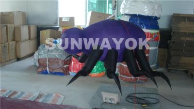 Китай Пурпуровый праздник Inflatables спайдера, спайдер хеллоуина гигантский раздувной продается