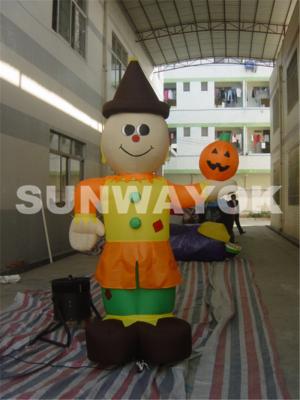 Cina Spaventapasseri che prende il partito Inflatables di tema della zucca con il PVC della prova dell'acqua in vendita