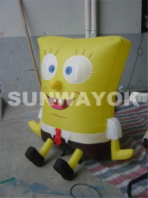 Cina Festa attraente Inflatables, decorazioni gonfiabili di SpongeBob SquarePants di festa in vendita