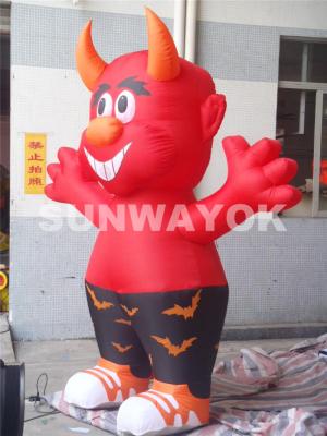 Cina Iarda caprina rossa piacevole Inflatables di festa con il PVC/il nylon a prova di fuoco in vendita