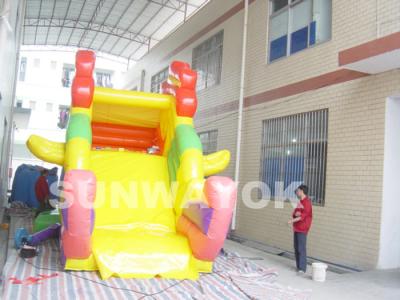 Cina L'affitto commerciale dello scivolo gonfiabile, rapina il doppio vicolo gonfiabile asciuga lo scorrevole in vendita