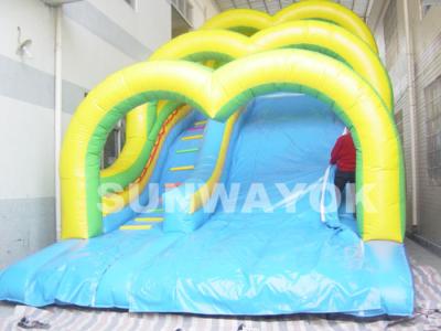 Cina Acquascivolo gonfiabile gigante commerciale su ordinazione della casa di rimbalzo per l'evento di festa in vendita