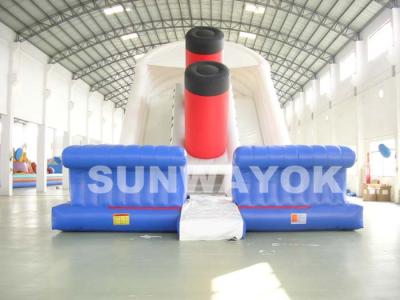 Cina Scorrevole rimbalzante gonfiabile commerciale/Gaint di Taitanic fuori dei giochi gonfiabili con lo scorrevole di salto in vendita