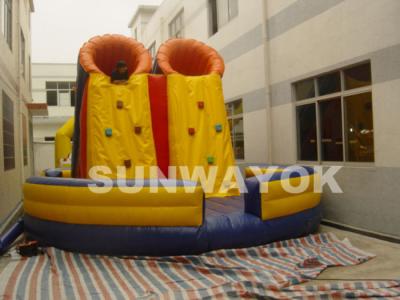 Cina Assuma la corsa ad ostacoli gonfiabile commerciale dell'acquascivolo per i bambini/adulti in vendita