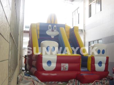 Cina Scivolo gonfiabile rimbalzante del fumetto commerciale con Platone impermeabile TM, EN71 in vendita