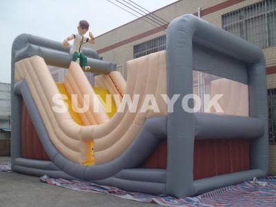Cina Affittando il PVC scherza il pirata che gigante il doppio gonfiabile asciuga lo scorrevole per il giardino in vendita