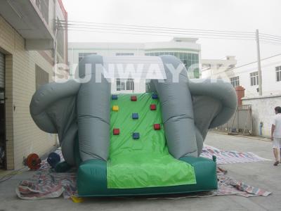 Cina Scivolo gonfiabile commerciale della testa dell'elefante EN71 per spettacolo all'aperto in vendita