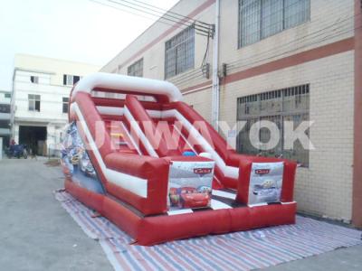 Cina Scivolo gonfiabile commerciale del PVC del gigante attraente 0.55mm con la porta incurvata in vendita