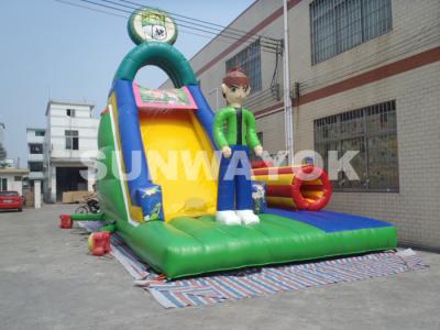 Cina Acquascivolo gonfiabile commerciale di Natale Colourful con il PVC impermeabile in vendita
