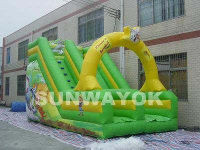 Cina scivolo gonfiabile commerciale all'aperto, diapositive gonfiabile 7M x 4M x 5M del giardino in vendita