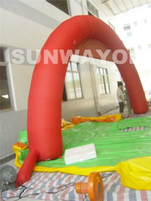 Cina Arco gonfiabile su misura di impulso del PVC 18OZ per la pubblicità con la stampa di LOGO in vendita
