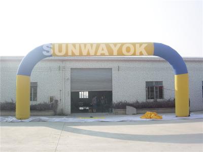 China Logotipo feito sob encomenda impresso anunciando o arco inflável, arco inflável do meta à venda