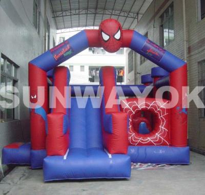 Cina Scorrevole UV della Camera di rimbalzo dei bambini di resistenza combinato con lo scorrevole per il parco di divertimento in vendita