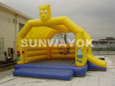 Cina Scorrevole bounceing gonfiabile della casa del parco commerciale sicuro dell'oceano combinato per i bambini in vendita