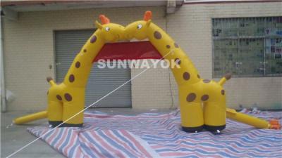 China Entrada animal inflável do arco dos cervos da decoração do partido do divertimento bonita à venda