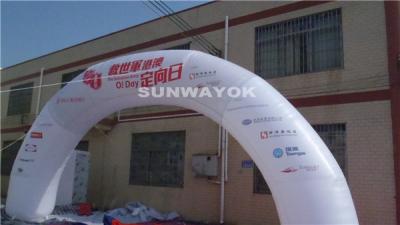 China Arco simples inflável de nylon surpreendente da porta para anunciar o CE da promoção à venda