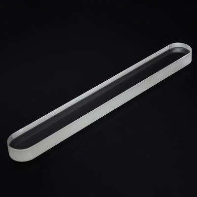 China Oval tempered sight glass plate and 3.3  borosilicate glass plate with round corner for sale