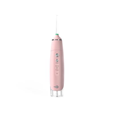 Cina Denti di Logo Portable Water Flosser 160ml che puliscono il nero di 3 modi/bianco su ordinazione/rosa in vendita